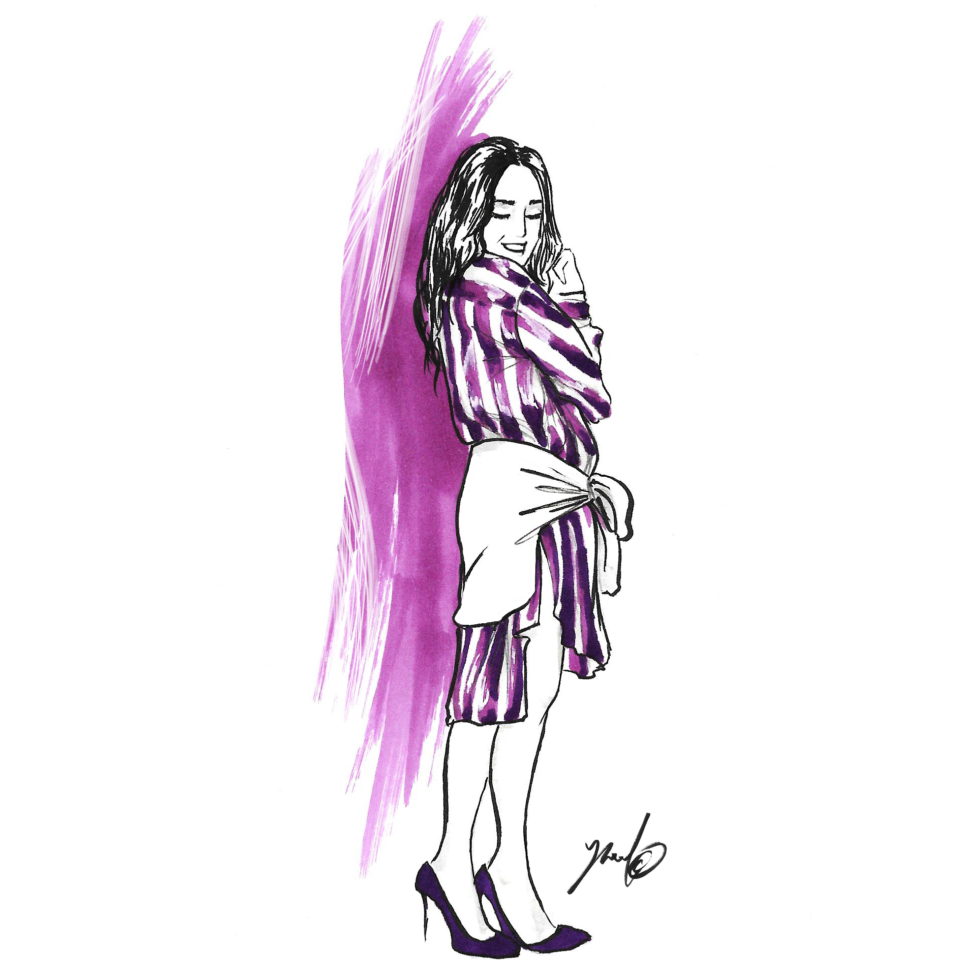 Illustrations for fashion and lifestyle bloggers - Yael Hertzog